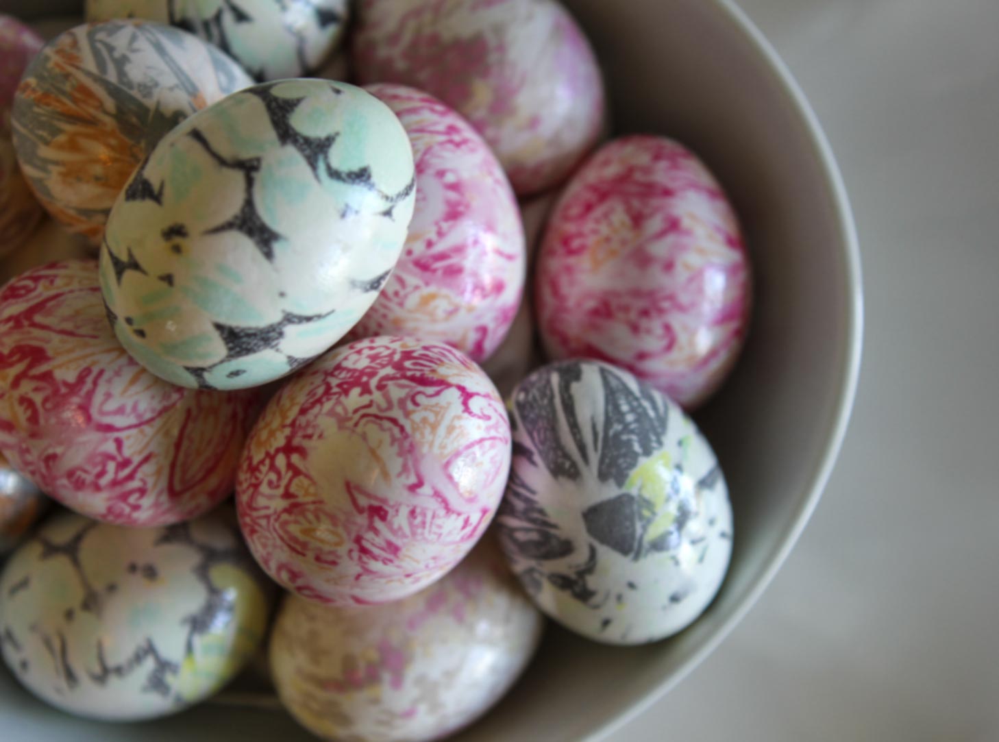 Tie Dyed Easter Eggs Volcano Egg Dyeing Toddler Approved